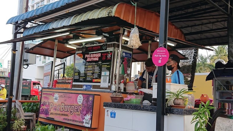 Pos Laju Burger, Malay Fast Food cuisine at Jelutong, Penang | Foodcrush
