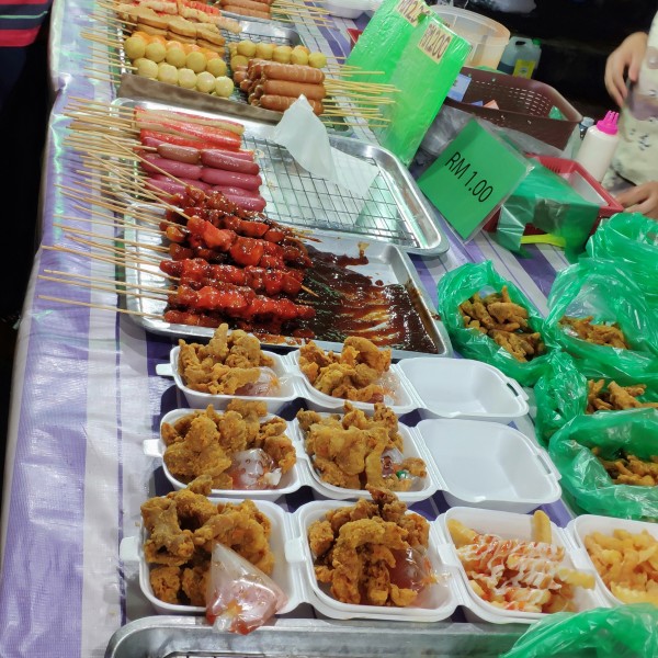 Thursday - Batu Ferringhi Night Market, Night Market cuisine at Batu ...