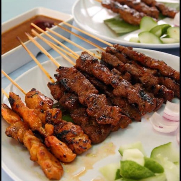 Ah ‘ Basri Satay Krystal Point, Satay cuisine at Bayan Lepas, Penang ...